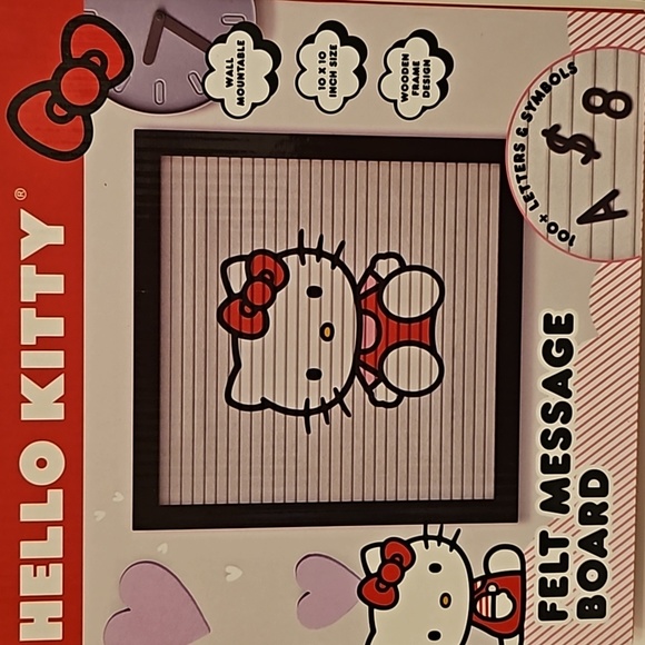 Hello Kitty | Other | Hello Kitty Felt Message Board | Poshmark